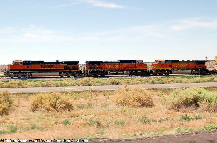 BNSF 1115, 883, 851